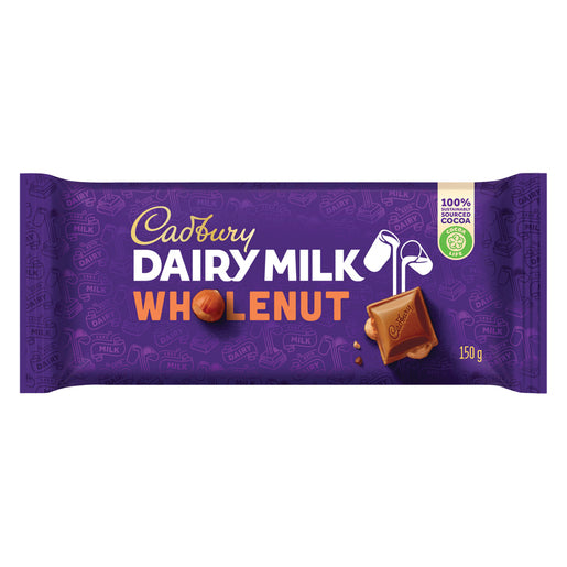 Cadbury Wholenut 150g – Bokkies Biltong Inc.